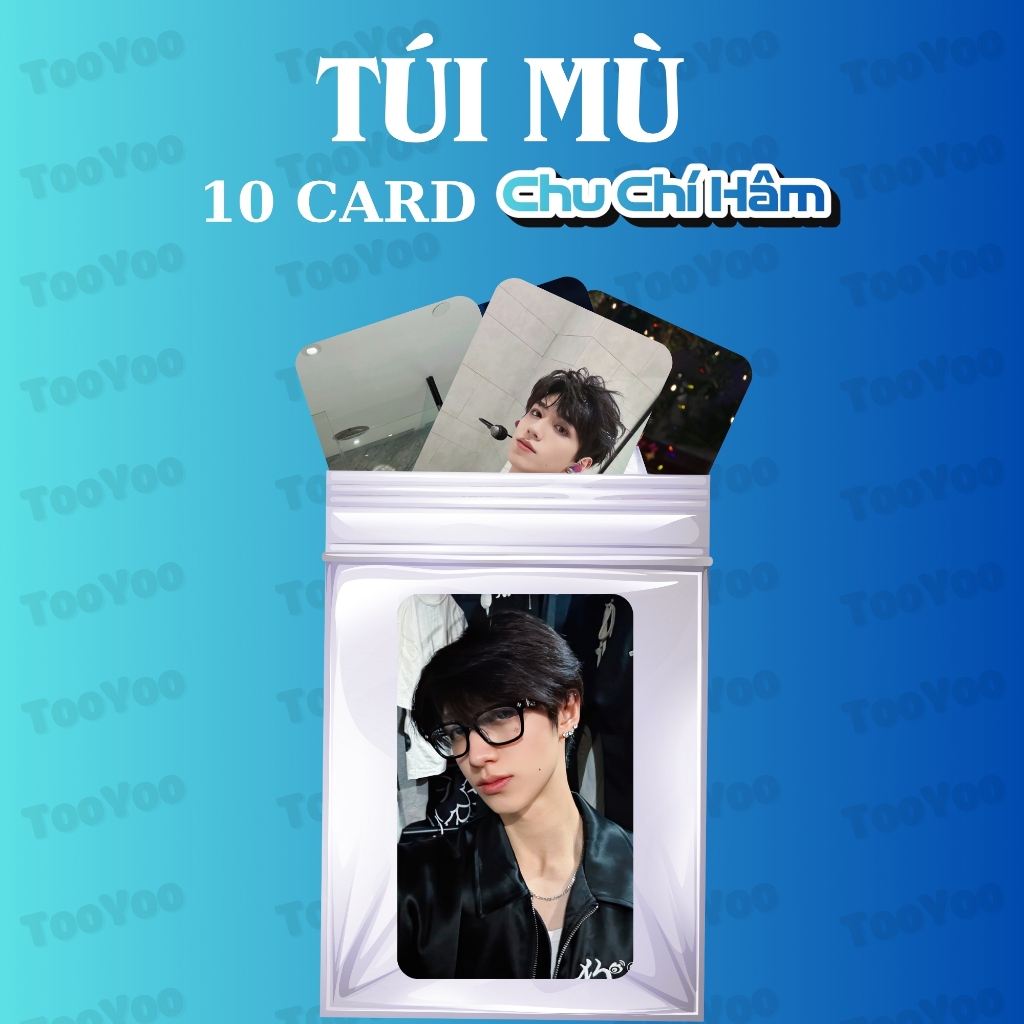 Túi mù gồm 10 card Chu Chí Hâm TF bo góc không trùng TooYoo CARD0159 ...