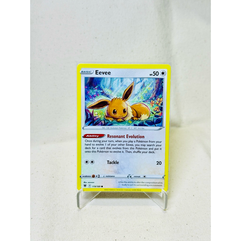Thẻ Pokemon Eevee 119/189 Eng chính hãng | Shopee Việt Nam