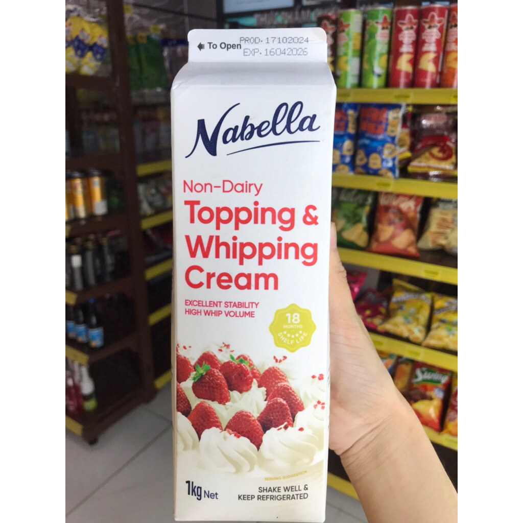 16/04/2026-Kem Topping Nabella 1L (KHÔNG CHỨA SỮA) | Shopee Việt Nam