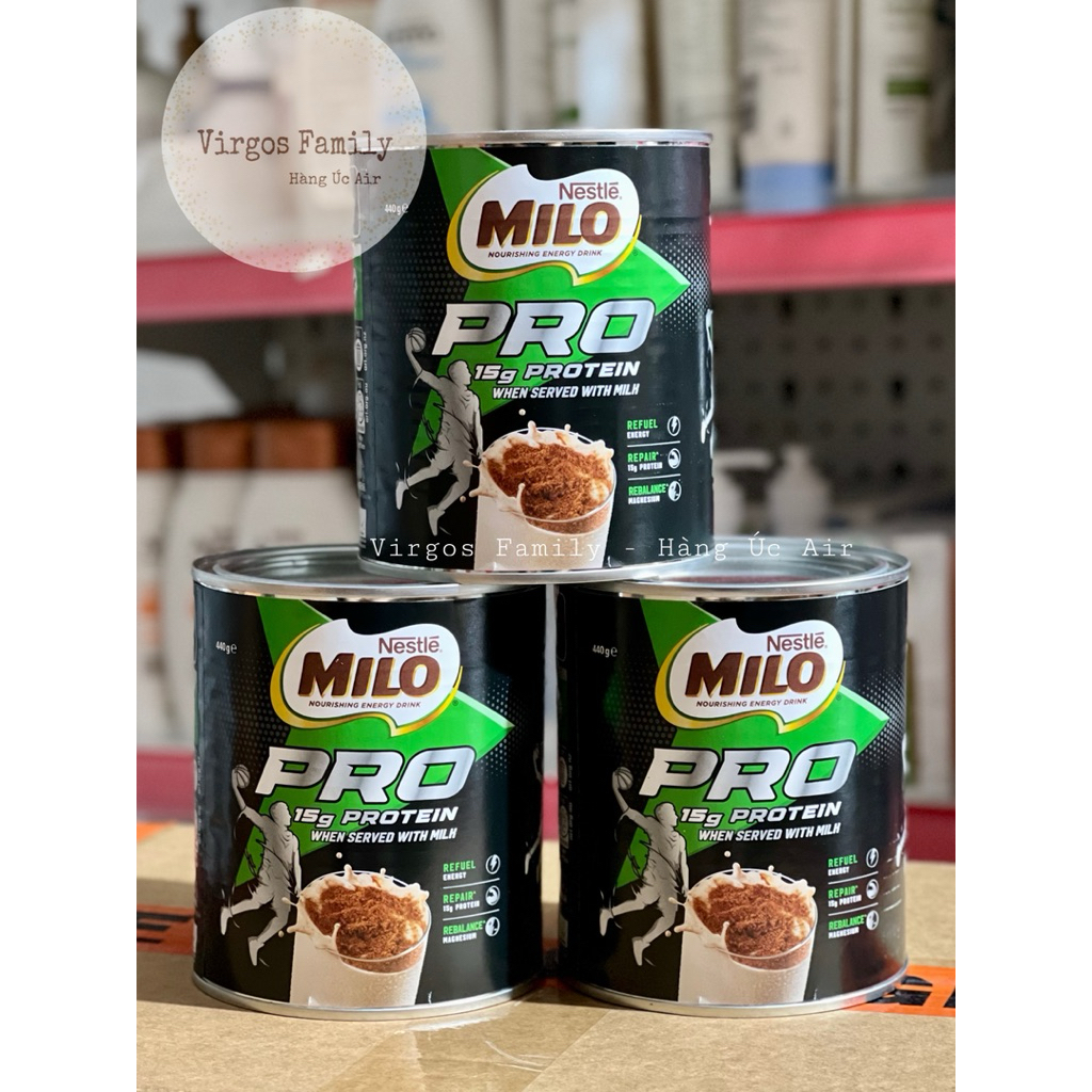 Sữa Milo giàu protein Milo Protein Chocolate Malt Powder 440g | Shopee ...