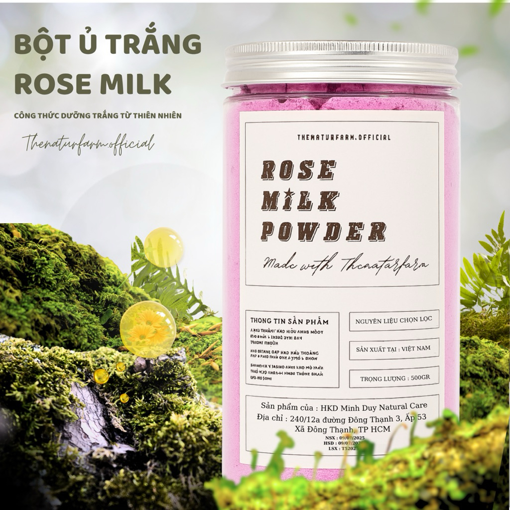 Rose Milk Powder [ 500GR ] Bột công thức tắm trắng thiên nhiên ...