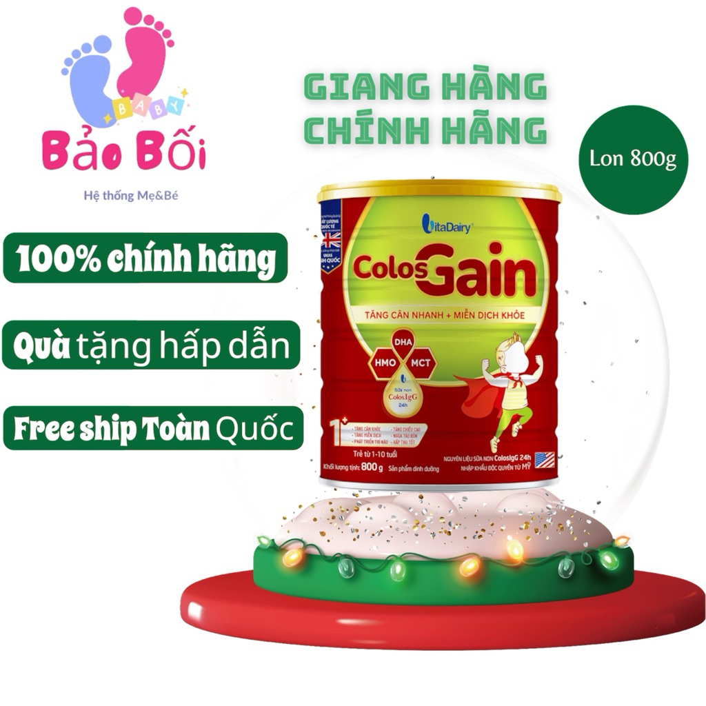 Sữa Vitadairy Colos gain 1+ 800g | Shopee Việt Nam