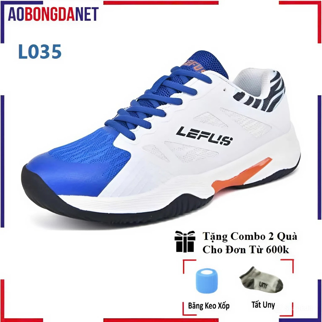 Giày Lefus L035 Chính Hãng, Chơi Pickleball Tennis Cầu Lông, Đế Bám Sân Bền Chắc | Shopee Việt Nam