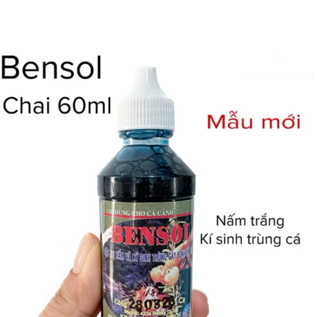 BENSOL Trị Nấm Kí Sinh Trùng Cho Cá Cảnh - 60ML ARICARE | Shopee Việt Nam