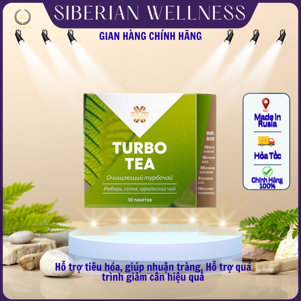Trà thảo mộc Yoo Go Turbo Tea siberian, cải thiện hệ tiêu hóa, giảm táo ...