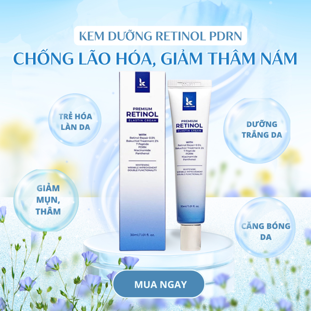 Kem Dưỡng K Lady Care Premium Retinol Elastine Cream 0.5% loại 30ml ...
