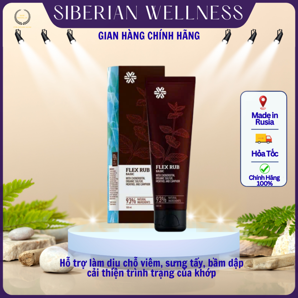 [ GIÁ SỸ ] - Gel khớp Siberian Flex Rub BASIC, Hỗ trợ giúp giảm đau ...