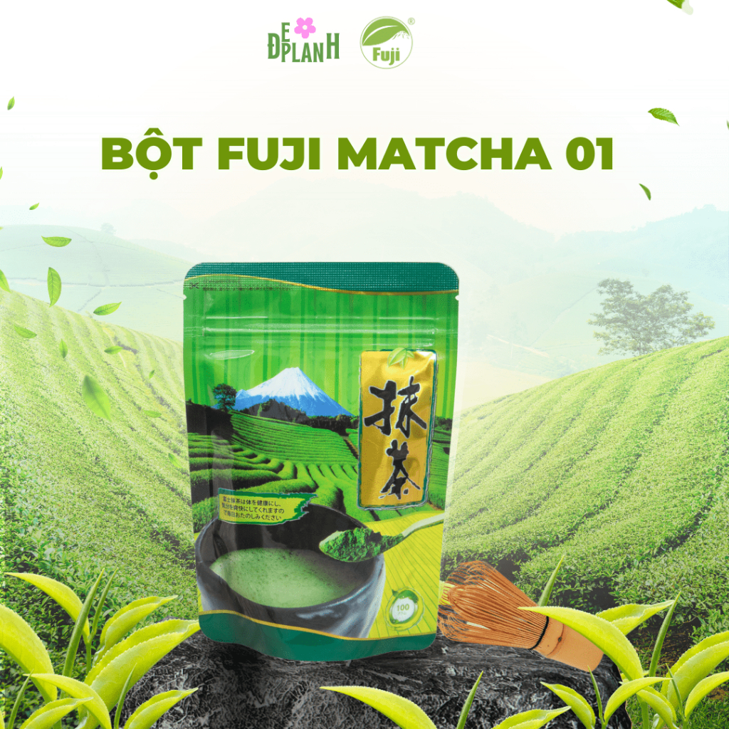 [Gói 100gr] Bột Fuji Matcha 01 Nhật Bản - Matcha Nguyên Chất Chuẩn Nhật ...
