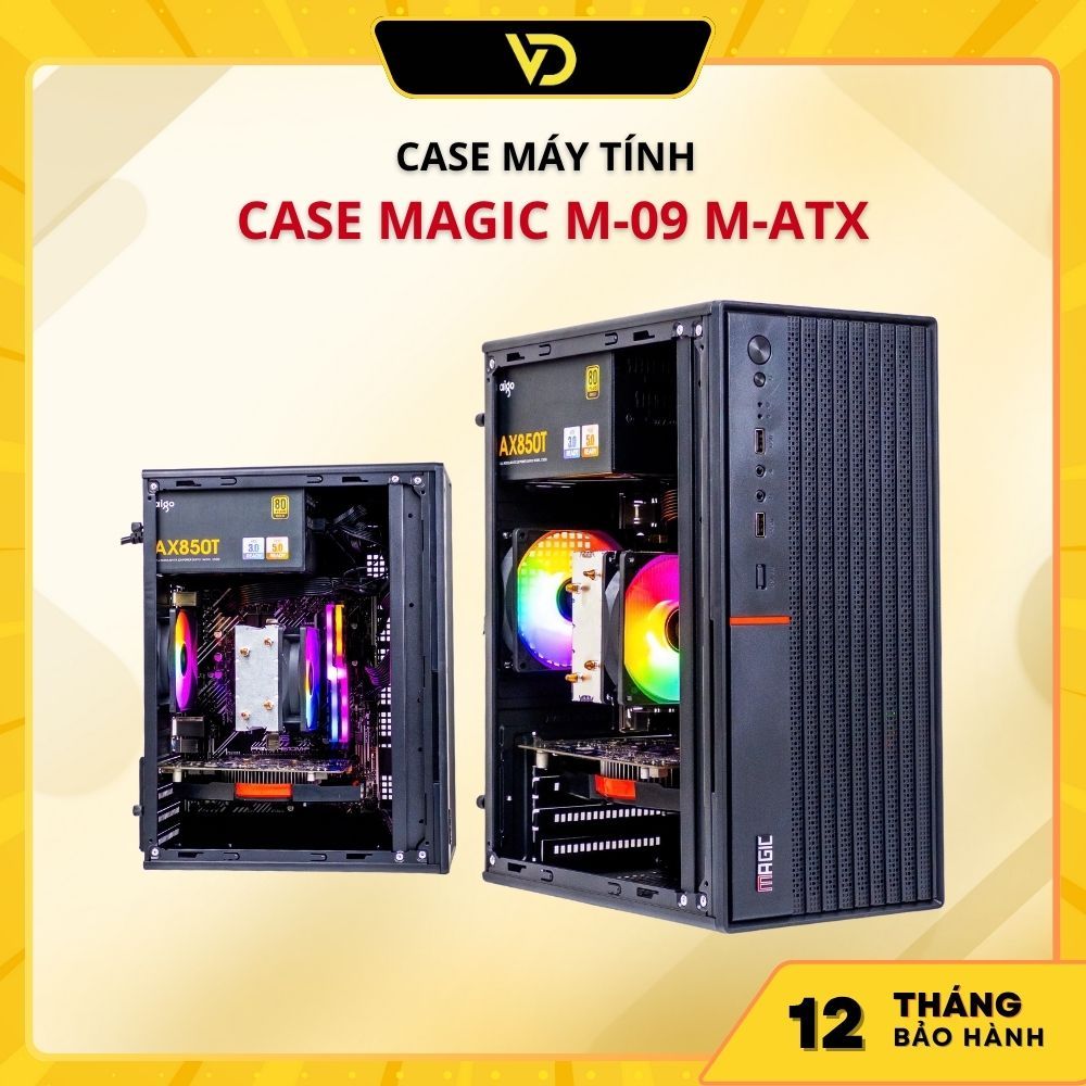 Case may tinh MAGIC M-09 (MATX) | Shopee Việt Nam