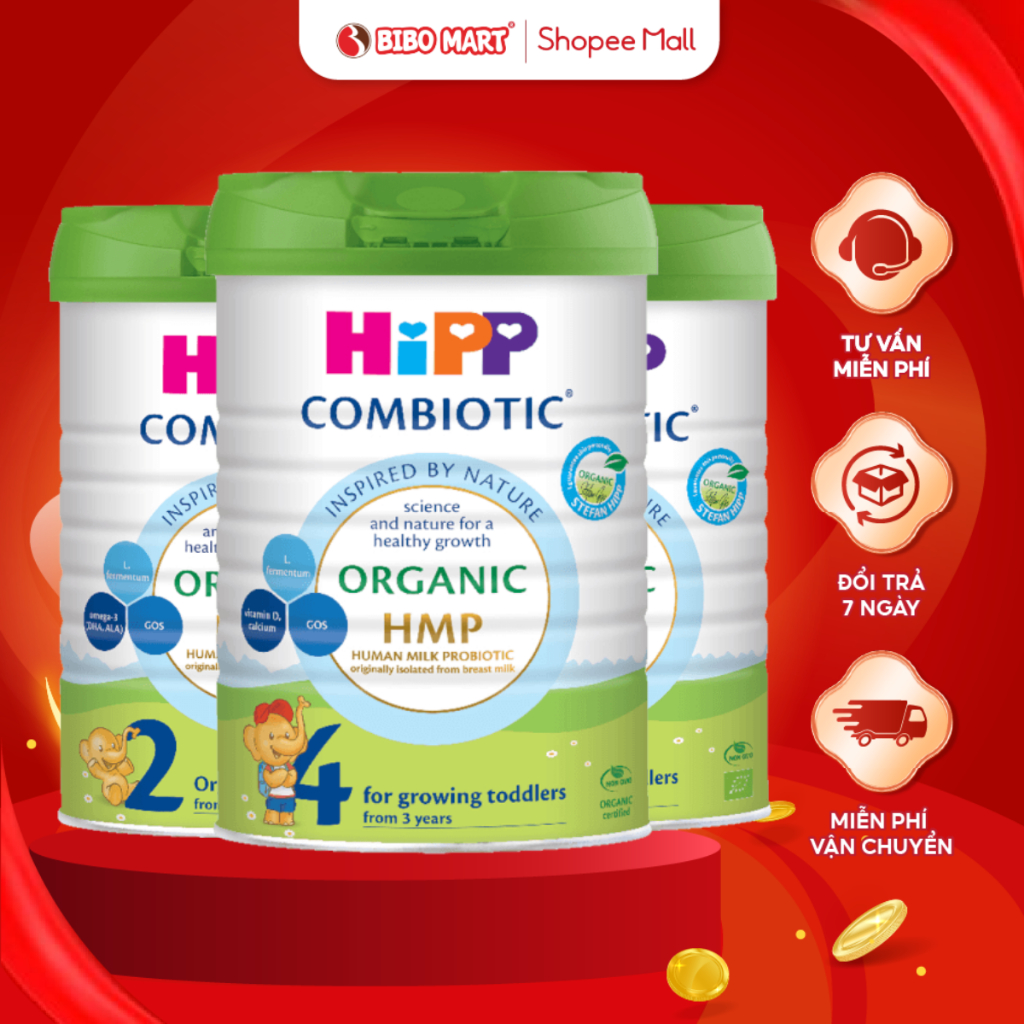 Sữa Bột Hipp Organic Combiotic Sữa Công Thức Hỗ Trợ Tiêu Hóa Tăng Chiều Cao Cho Trẻ Lon 350g ...