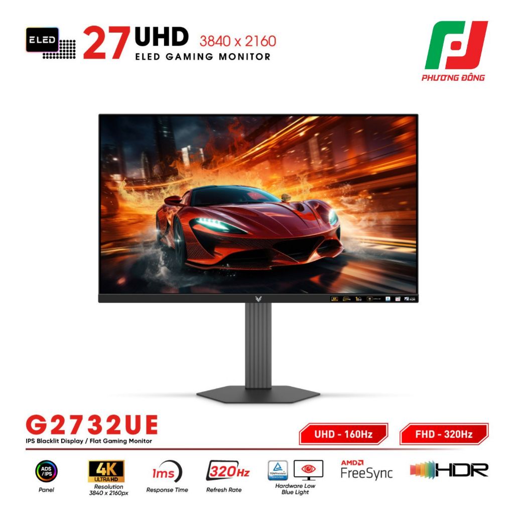 Màn hình VSP Vision Plus G2732UE (27inch / IPS / 10bit / 4K160Hz ...