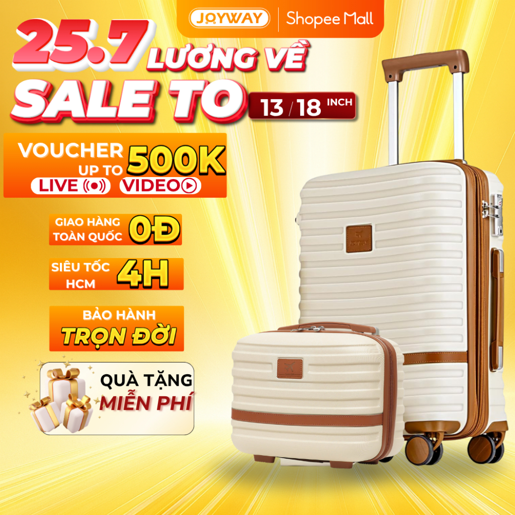HÀNG MỚI Vali Size 13 18 kéo Du Lịch Ngăn Mở rộng diện tích vali khóa ...
