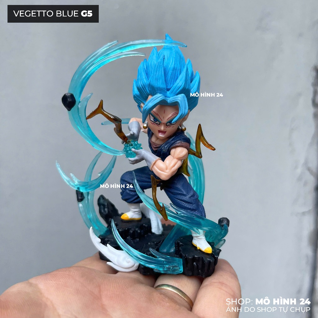 Mô hình đồ chơi nhân vật Vegetto Blue G5 chibi dragon ball figure cao ...