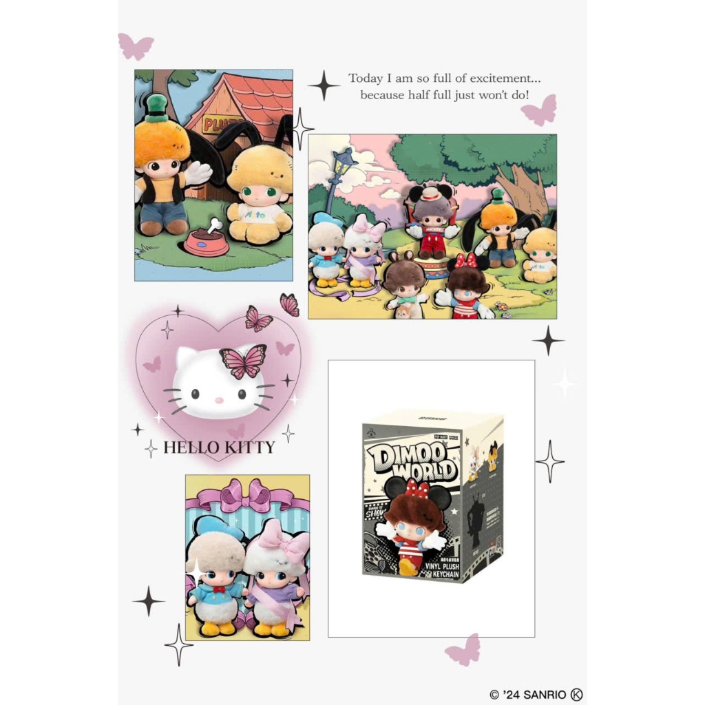 [ Ship Hỏa Tốc HCM ] DIMOO WORLD × DISNEY Series - Vinyl Plush Keychain ...