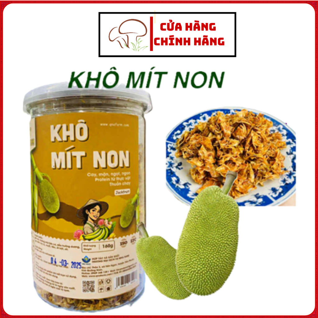 Khô mít non Proten từ thực vật Thuần Chay QNA Farm Hộp 160gr | Shopee ...