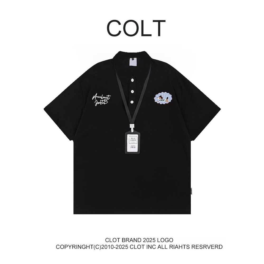 Áo thun polo nữ bigsize Cổ điển Vintage mùa hè áo có cổ CLOT local ...