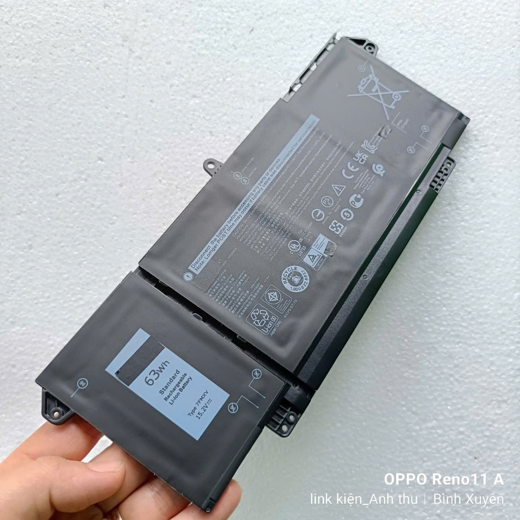 Pin Laptop Dell 7FMXV 63Wh – Latitude 5320 7320 7420 7520 – Tương Thích ...