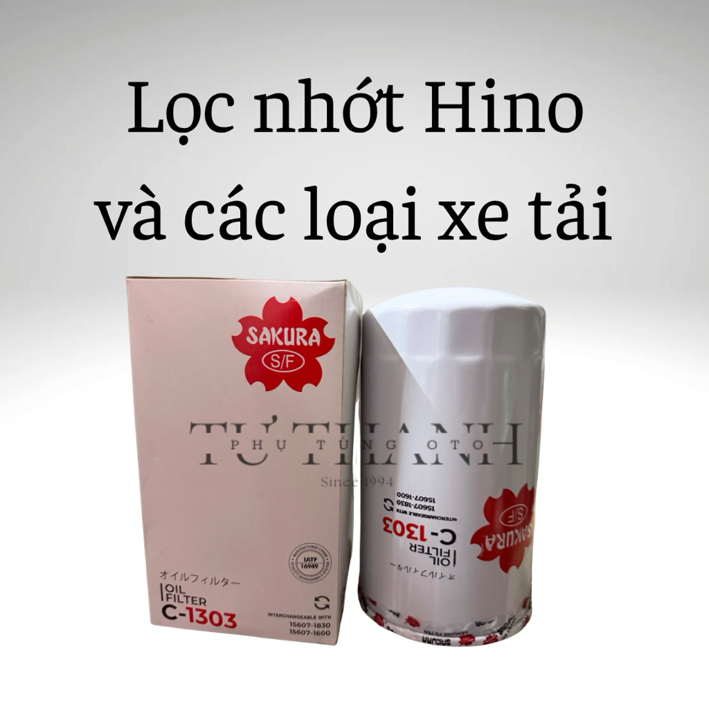 Lọc nhớt Hino, các loại xe tải - Mã C1303 (Sakura) | Shopee Việt Nam