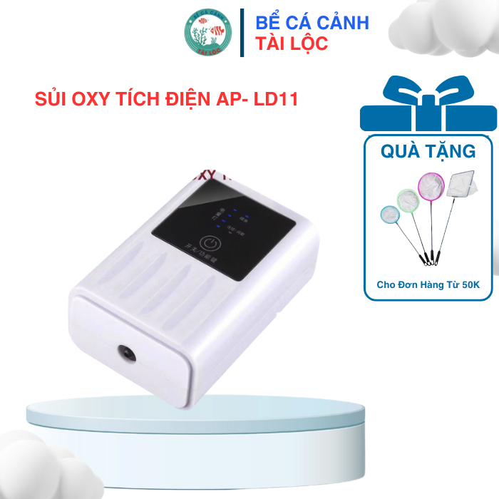 Sủi Oxy Tích Điện AP- LD11 | LD12( 1 | 2 Vòi) Hoạt Động Siêu Êm | Shopee Việt Nam