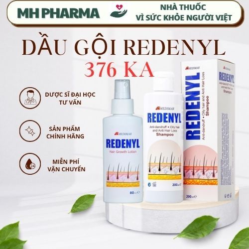 Combo Redenyl Lotion - Xịt dưỡng tóc và dầu gội kích thích mọc tóc chắc ...