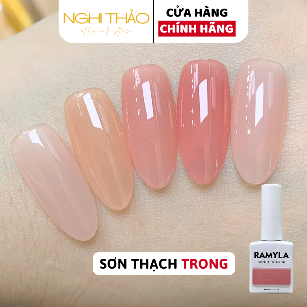 Sơn gel thạch trong hồng lẻ màu RAMYLA | Shopee Việt Nam