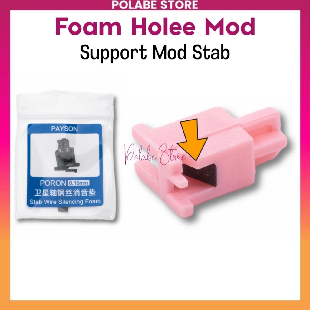 Miếng dán FOAM HOLEE STAB dùng để mod stabilizer giảm tick foam poron ...