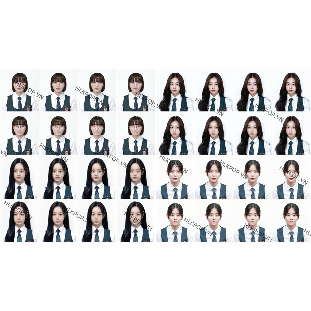 ID card các thành viên Friendly Rivalry Hyeri Subin Hyewon Woori ...