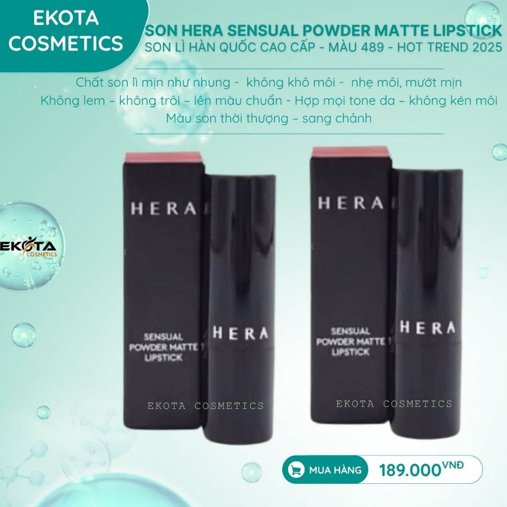 SON LÌ HERA màu 489 | Shopee Việt Nam