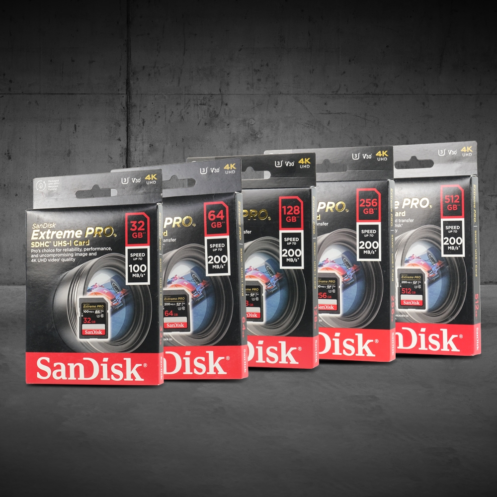 Thẻ nhớ SDXC SanDisk Extreme PRO & Exascend 64GB/128GB/256GB UHS-I U3 4K V30 V60 V90 - Chính ...