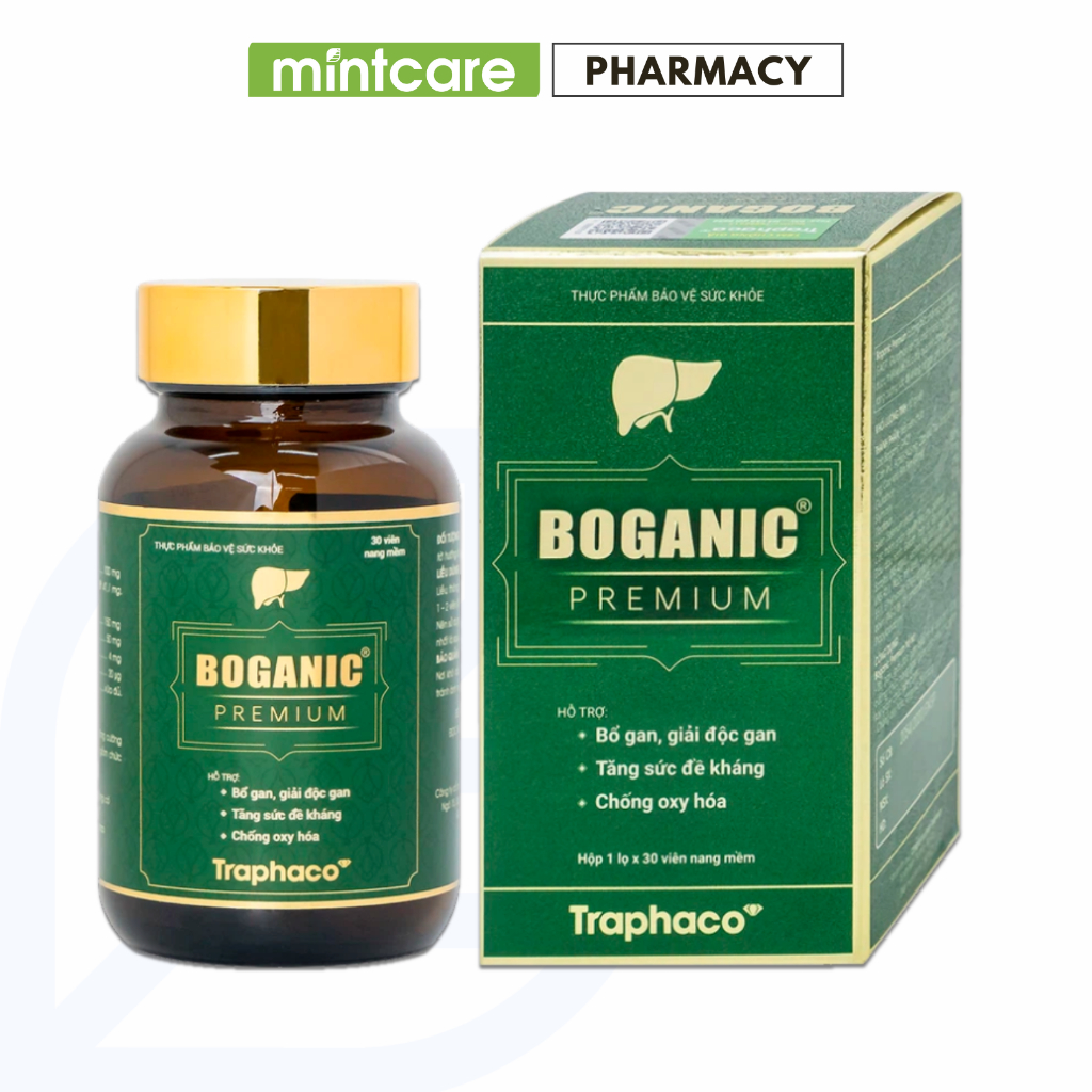 BOGANIC PREMIUM TRAPHACO Bổ Gan Cao Cấp, Giải Độc Gan, Tăng Sức Đề ...