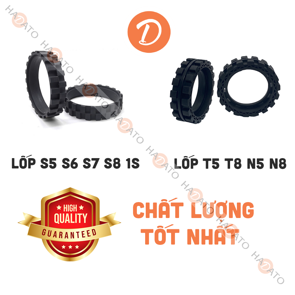 Lốp bánh xe chống trượt thay thế cho robot hút bụi S5 S6 S7 S8 G10 MI 1S MOP P T5 T8 T9 chất ...