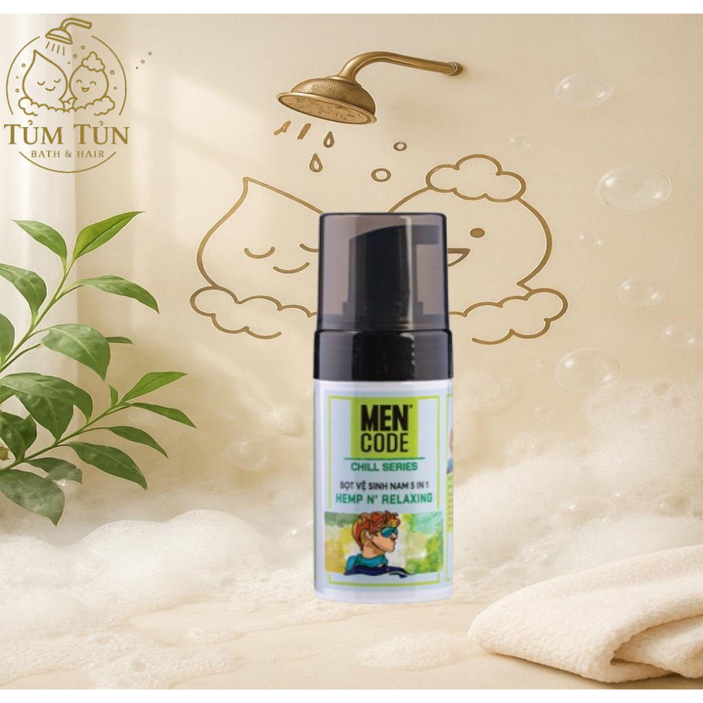 Bọt vệ sinh nam MENCODE HEMP N' RELAXING 5IN1 100ML | Shopee Việt Nam