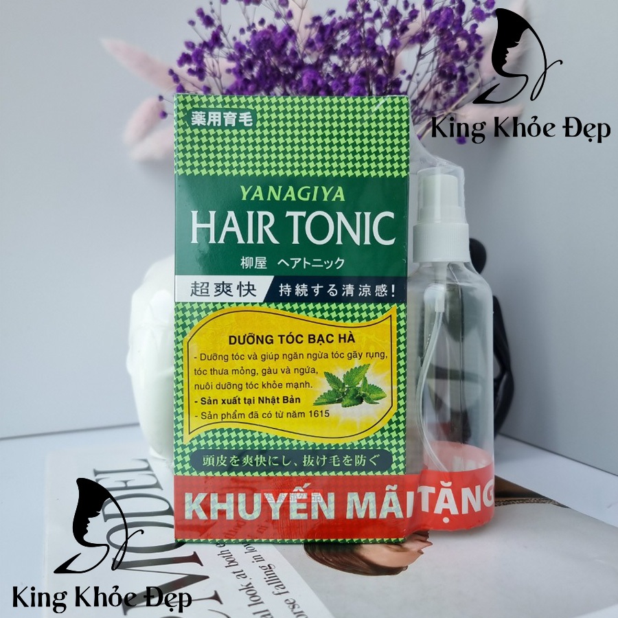 Tinh Dầu Bạc Hà Nhật Bản Yanagiya Hair Tonic 240ml | Shopee Việt Nam