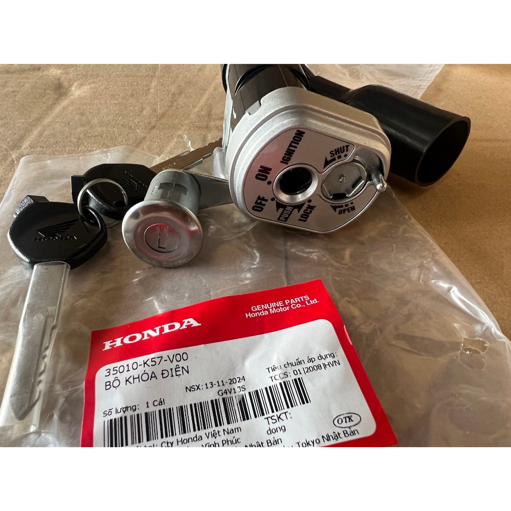 ổ khóa wave blade 110 chính hãng honda | Shopee Việt Nam