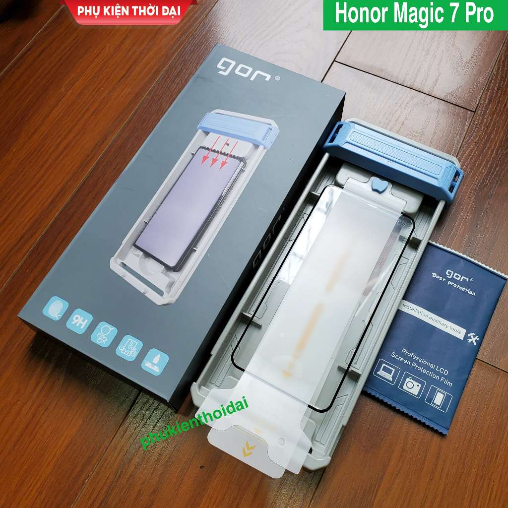 Cường lực Gor Honor Magic 7 Pro / Magic 7 RSR cong 3D full màn kèm ...