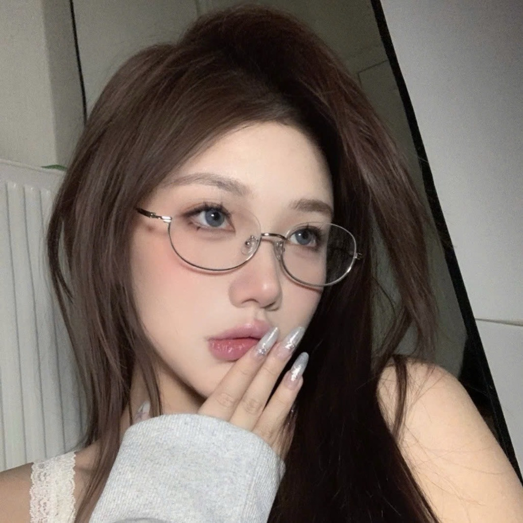 Gọng kính nữ tròn Eyev cao cấp chống ánh sáng xanh | Shopee Việt Nam