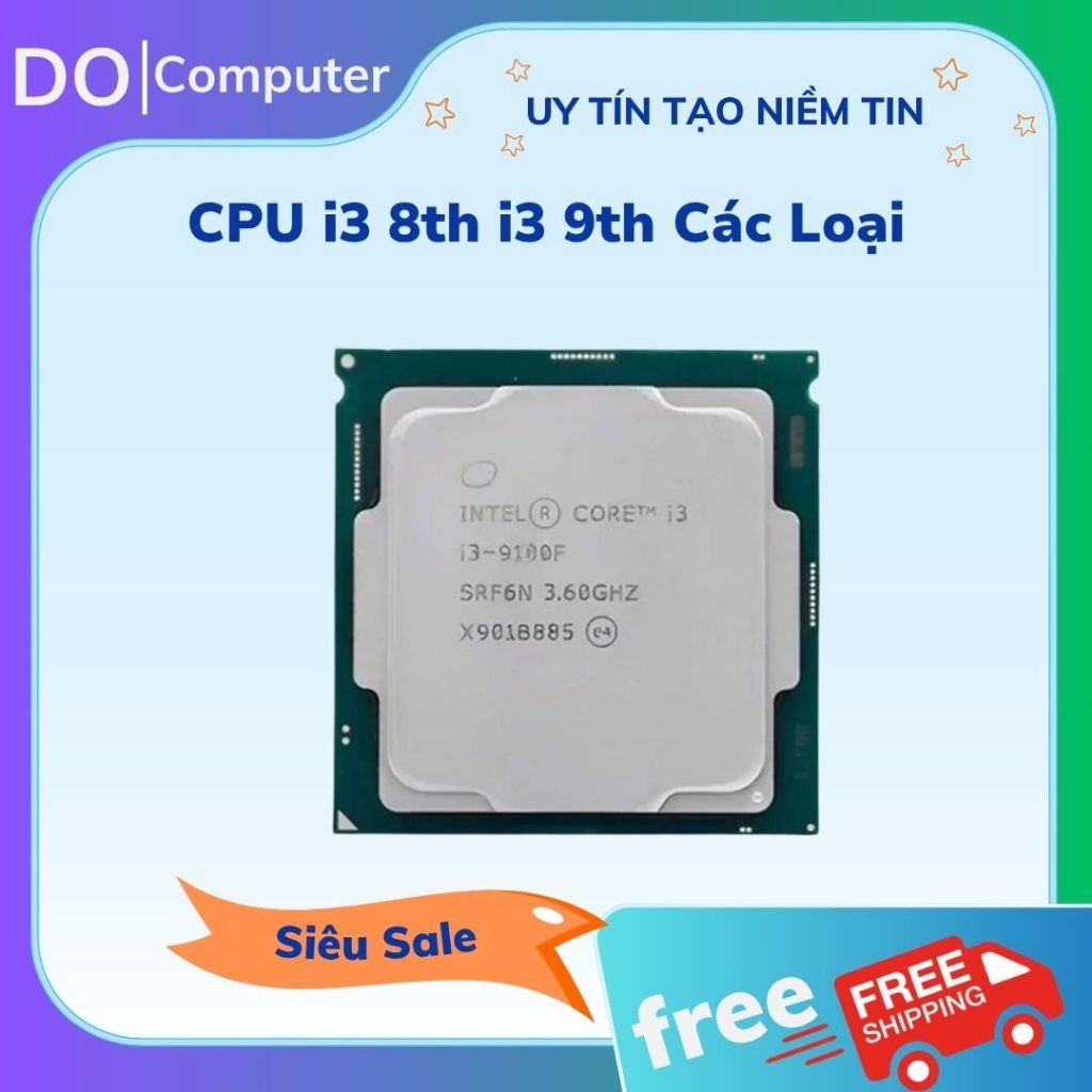CPU INTEL CORE I3-9100F (2ND) | Chính Hãng | Shopee Việt Nam