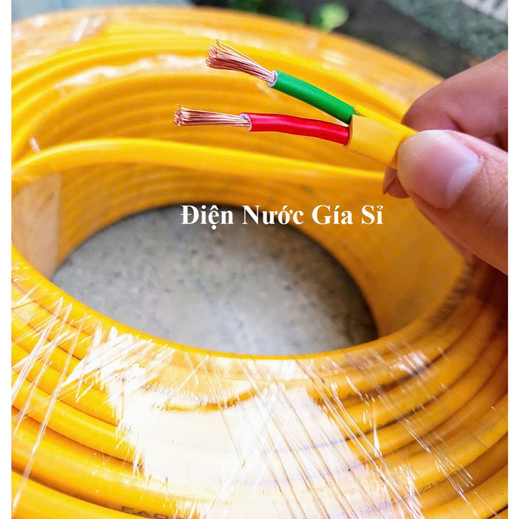 Dây Điện Đôi Dẹp 2x4.0 Fadaco 10m 15m 20m 25m 30m 2 Lớp Bọc Mềm Đồng ...