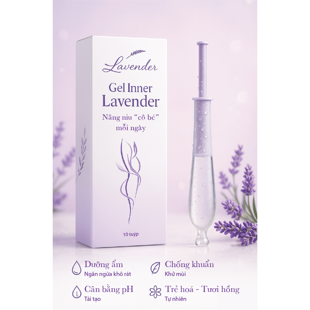 [ 10 ống ] Gel inner Lavender vệ sinh phụ nữ. | Shopee Việt Nam