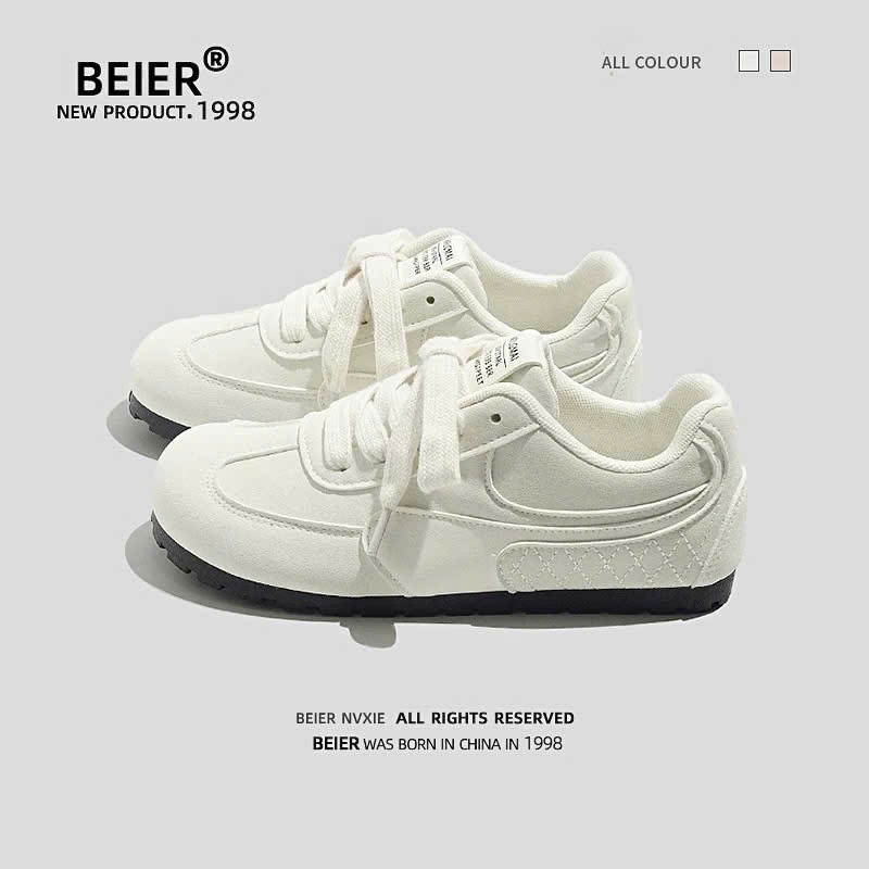 BEIER AUTH 100% Giày thể thao beier giày sneaker BEIER mầu trắng đơn giản 3525 | Shopee Việt Nam