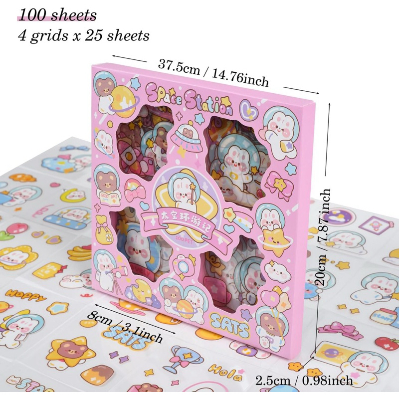 Hộp 100 tấm sticker | Shopee Việt Nam