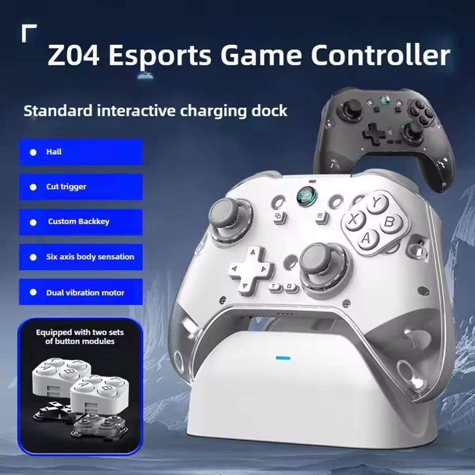 Tay Cầm Z04 Wireless Và Bluetooth 5.3 Gamepad Chống Trôi Joystick Hall ...