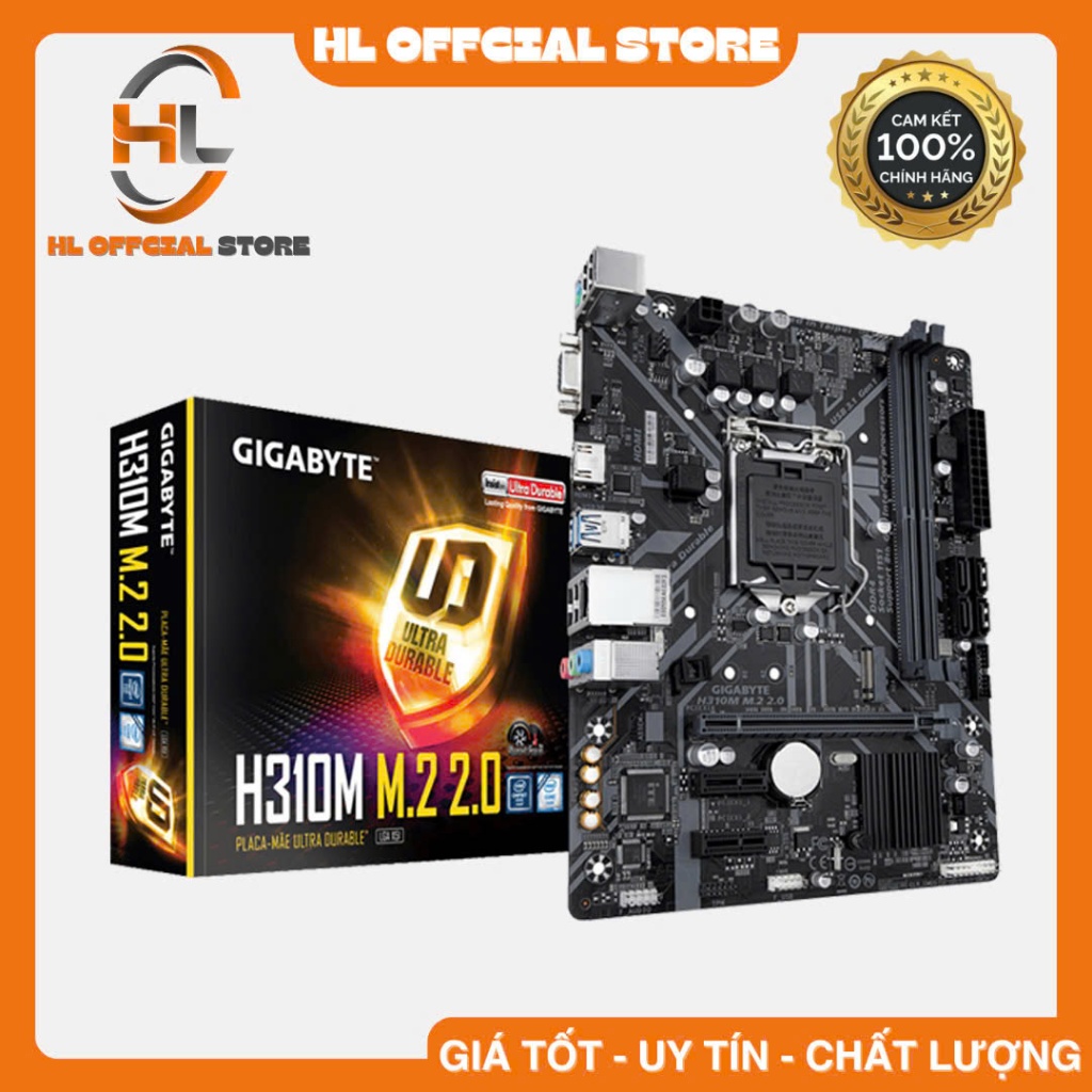 Main Gigabyte H310M M.2 2.0 - Hàng chính hãng phân phối | Shopee Việt Nam