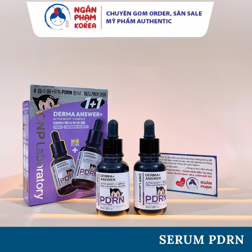 Serum CNP PDRN căng bóng sáng da hỗ trợ tái sinh Derma Answer Active ...