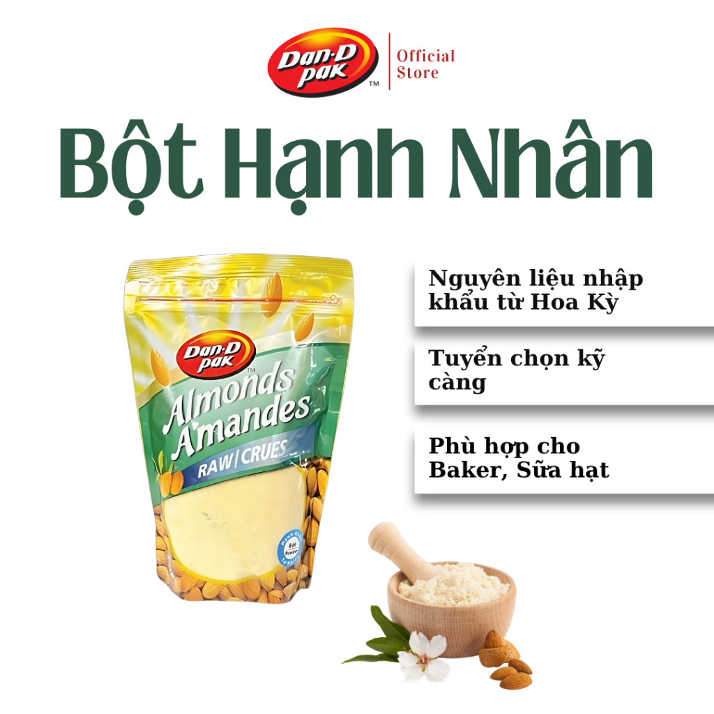 Bột Hạnh Nhân Dan D Pak I Almonds Powder I 500g | Shopee Việt Nam