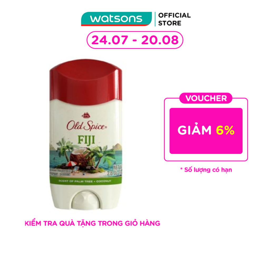 Sáp Khử Mùi Old Spice Fiji 73g | Shopee Việt Nam