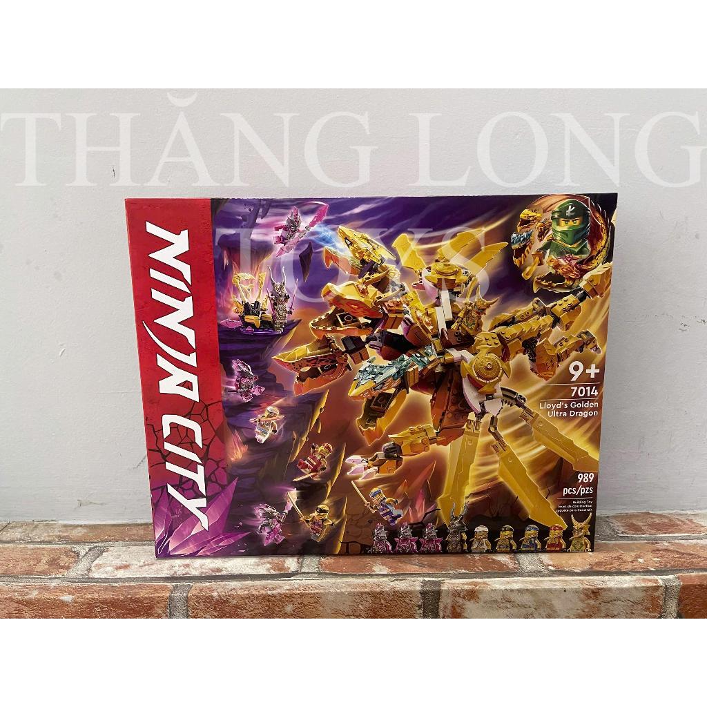 Đồ chơi xếp hình 7014 60011 71744 Ultra Dragon Rồng vàng tối thượng của ...