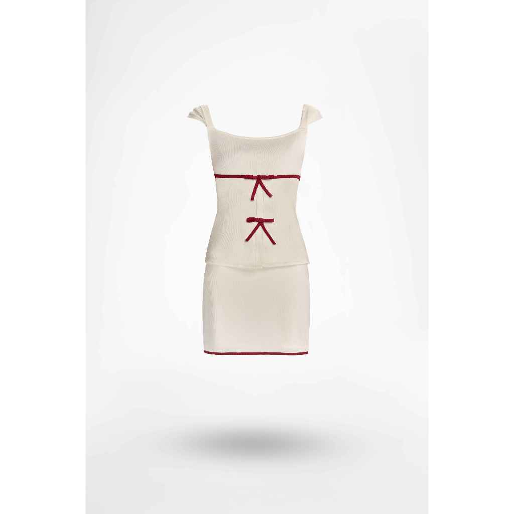 Bộ 2 món tay phồng mini MADDIE thiết kế áo kiểu tay phồng có nơ nhỏ nữ ...