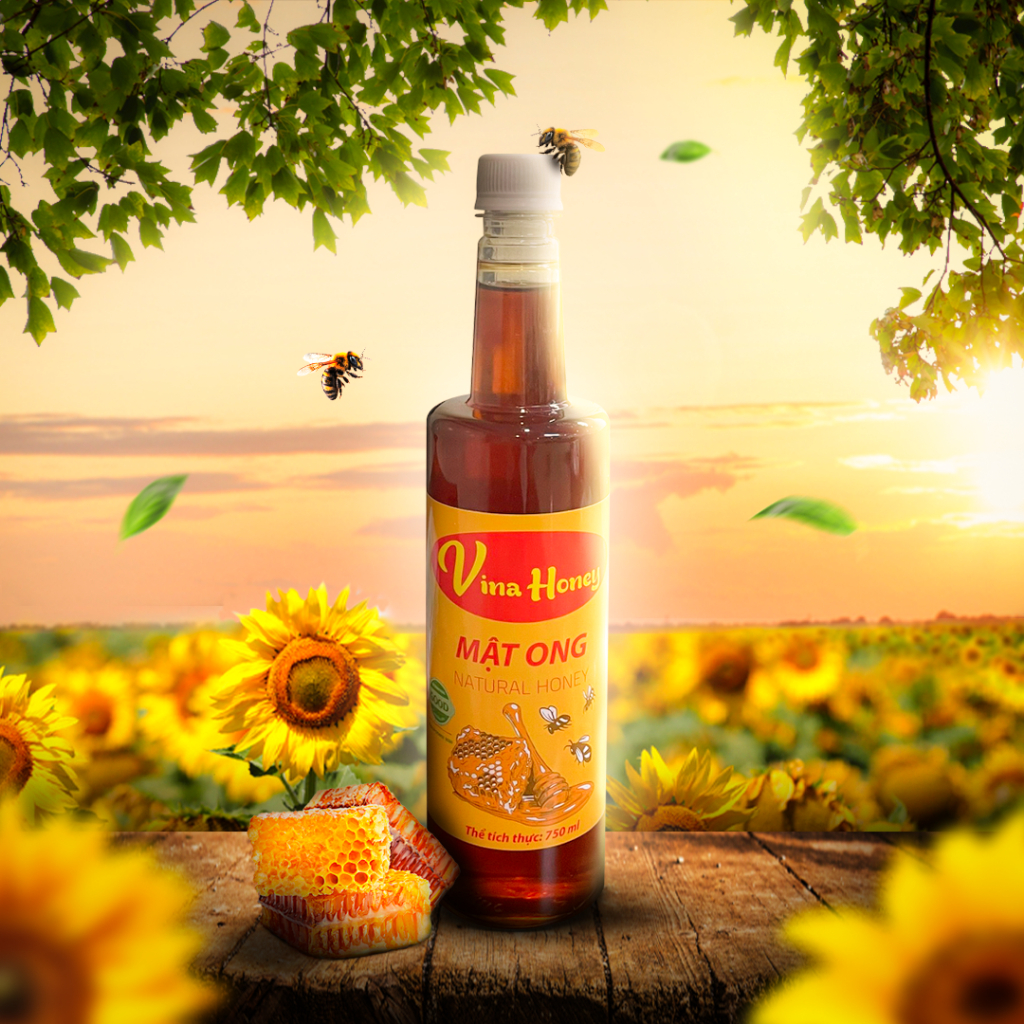 Mật Ong Vina Honey Chai 750ML | Shopee Việt Nam