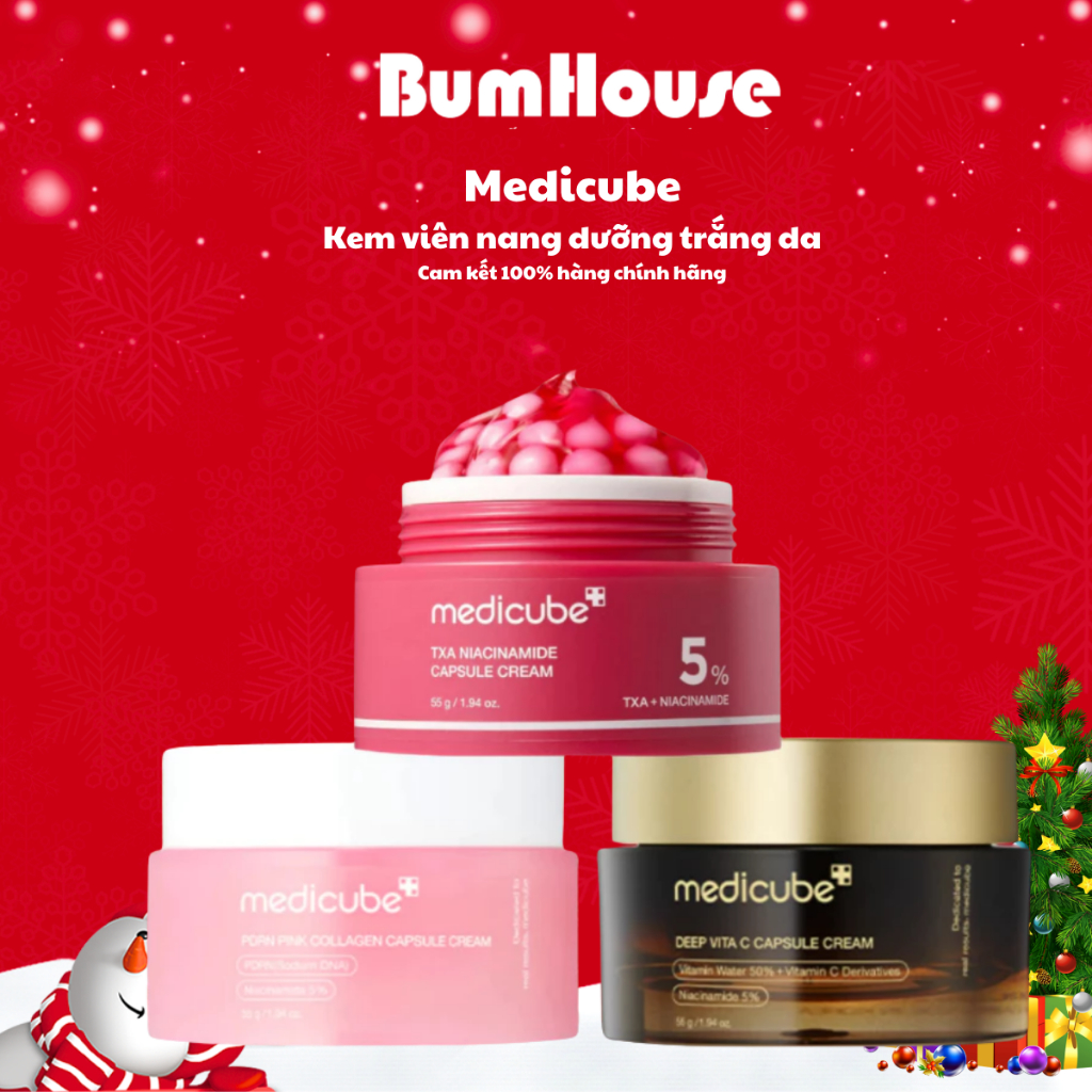 Kem Dưỡng Viên Nang Medicube Deep Vita C/PDRN Pink Collagen/TXA ...